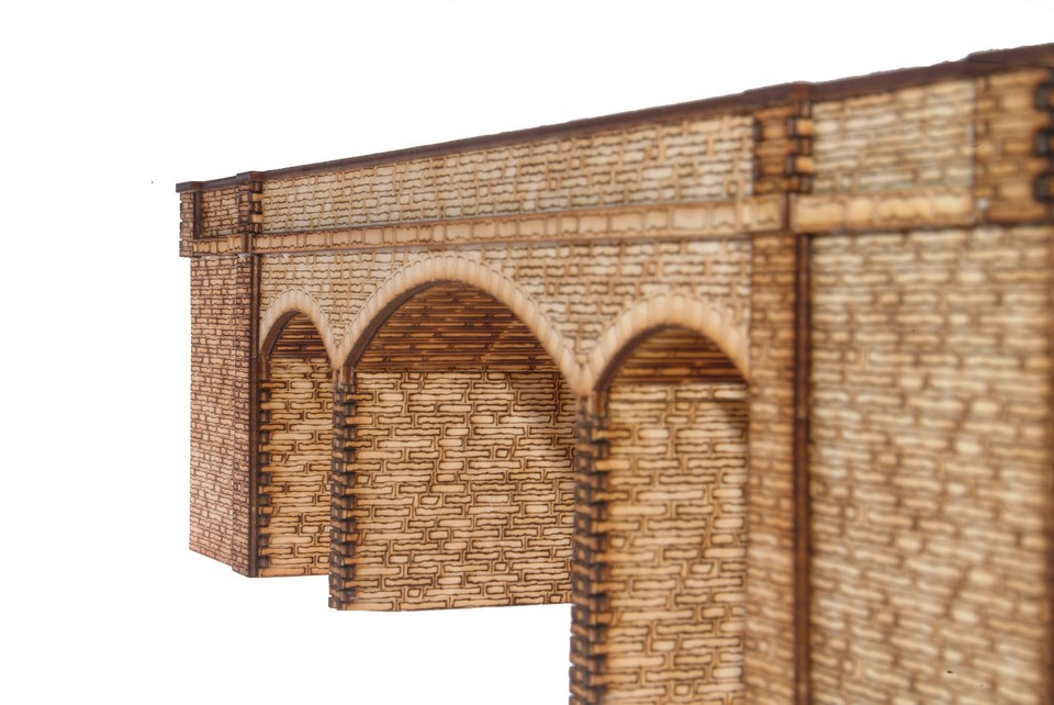 BR007 "Connors Bridge" Full Depth Road over Rail Bridge OO Gauge Laser ...