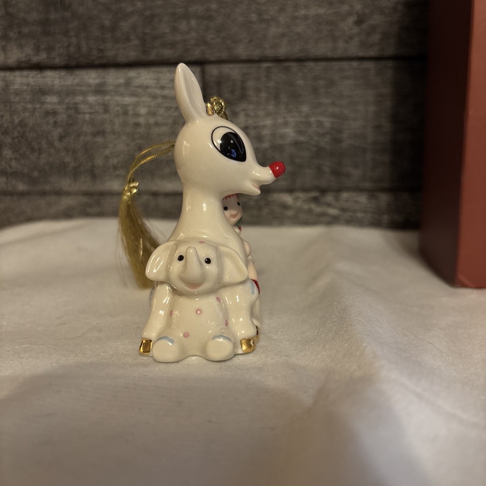 LENOX Rudolph's Misfit Friends 2008 Disney Doll & Elephant Ornament ...