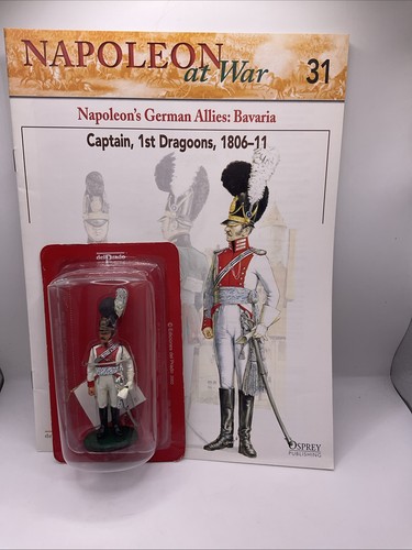 Del Prado Napoleon At War Lead Soldier #31 Captain Bavarian 1st ...