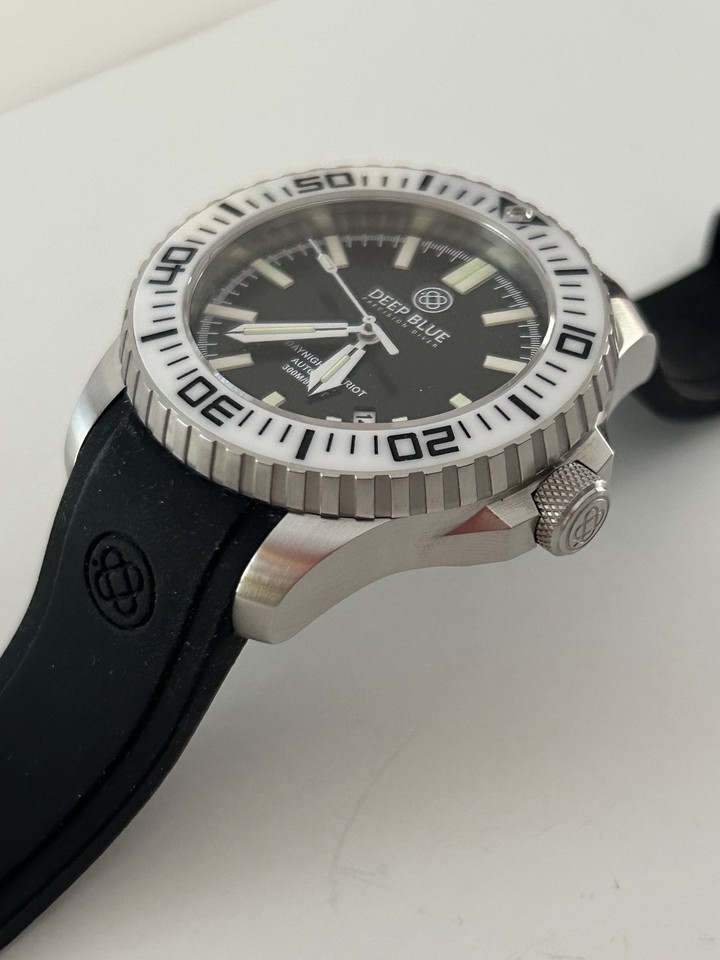 Deep Blue 45mm Daynight Patriot Tritium Tubes Automatic Watch | eBay