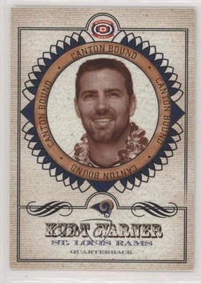 2001 Pacific Dynagon Canton Bound Missing Serial Number Kurt Warner #9 ...
