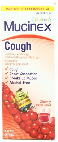 Mucinex Childrens Expectorant And Cough Suppressant Cherry 4 Oz ...