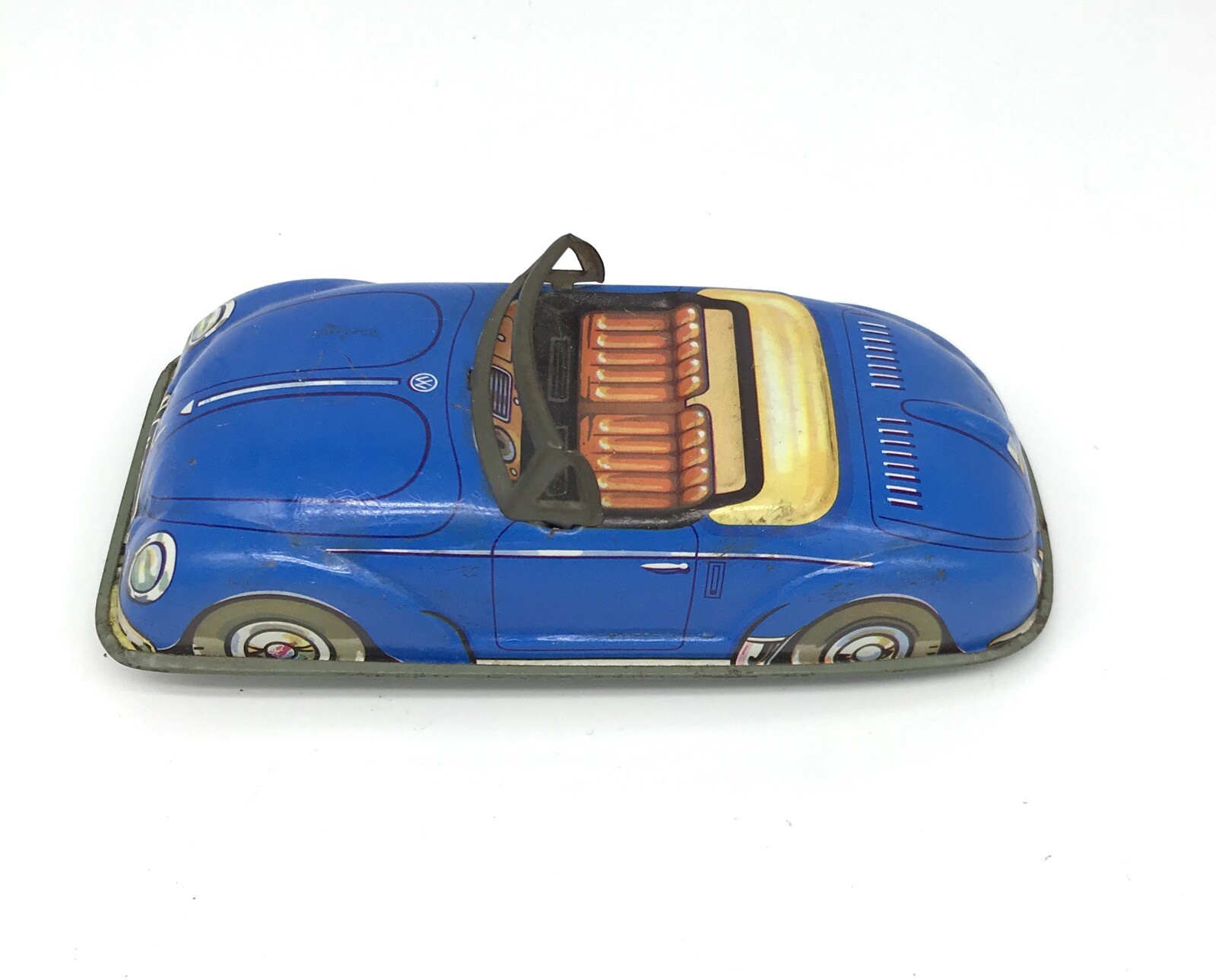 HEBMÜLLER VW CAR TOY SPLIT BUG BEETLE KDF WAGEN HEB HEBMULLER KÄFER TIN ...