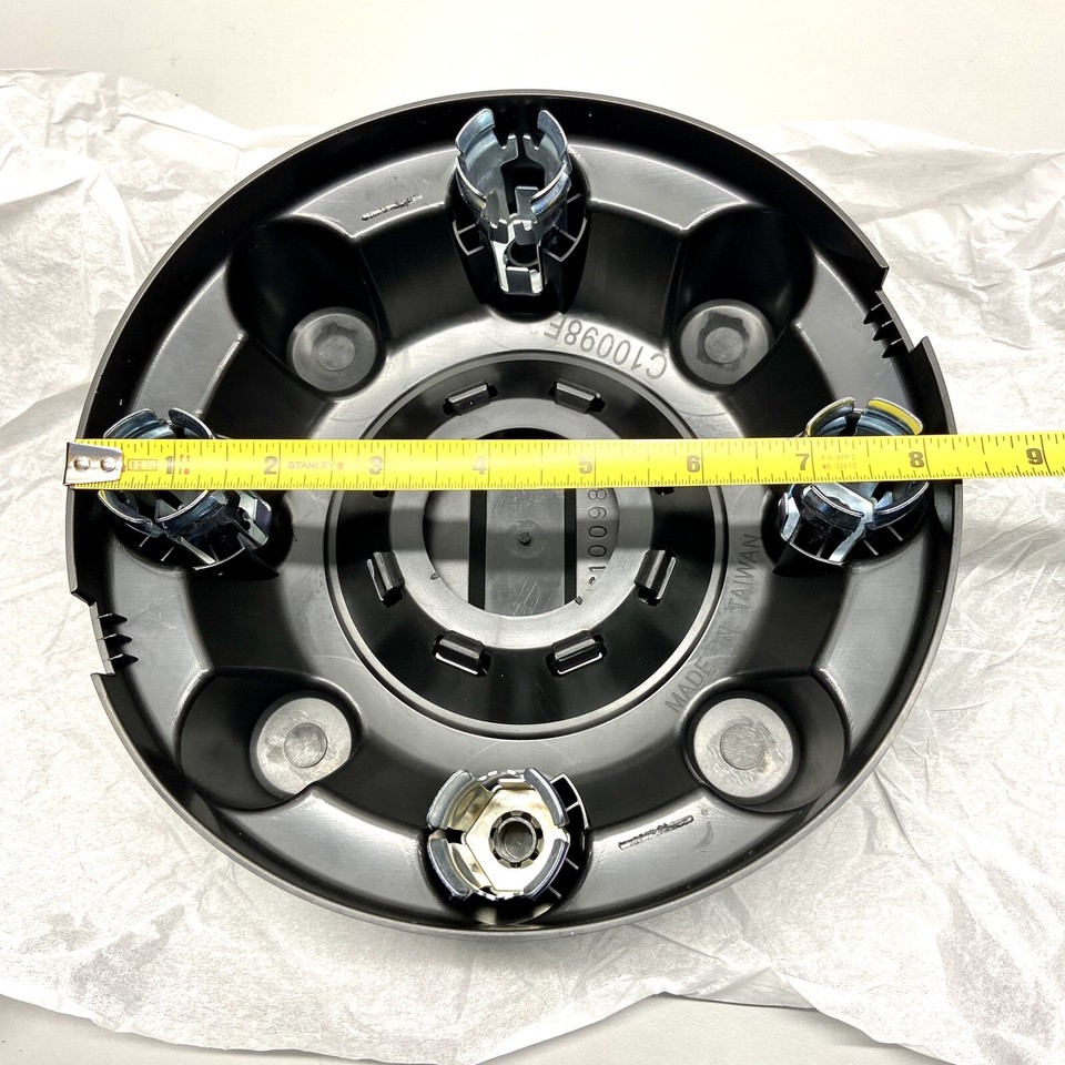 Set Of 4 Gloss Black Center Wheel Hub Caps For 17-23 Ford F-250 F-350 ...
