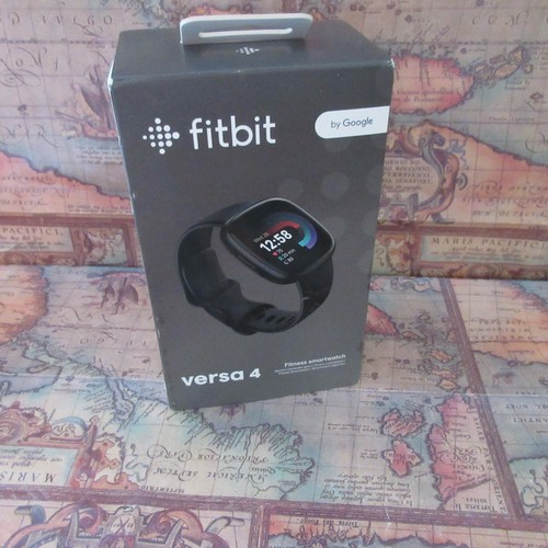 Fitbit Versa 4 Fitness Smartwatch,GPS,Black/Graphite FB523BKBK-US W ...