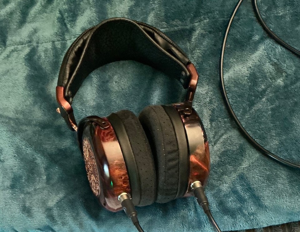 Limited Edition ZMF ATRIUM Stabilized "Trésor" Resin Headphone. MINT ...