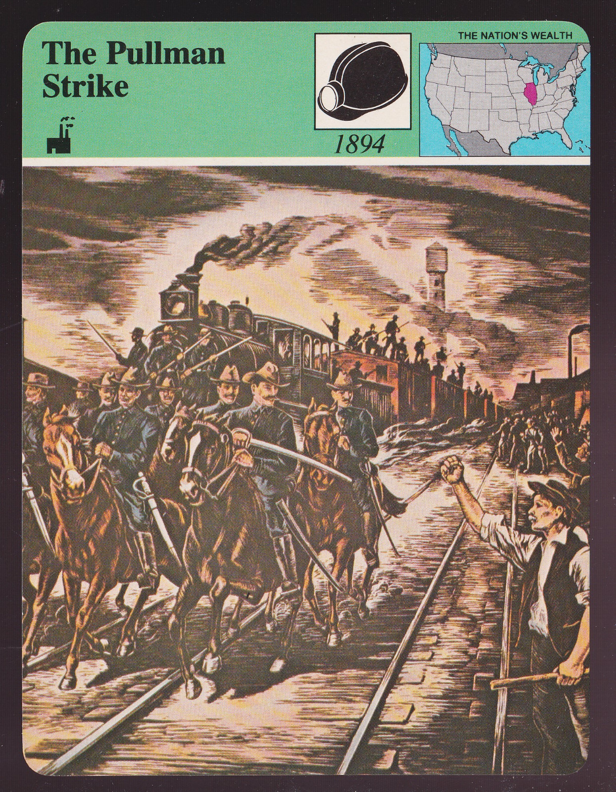 THE PULLMAN STRIKE 1894 Defeat For Labor Chicago Art 1979 STORY OF ...