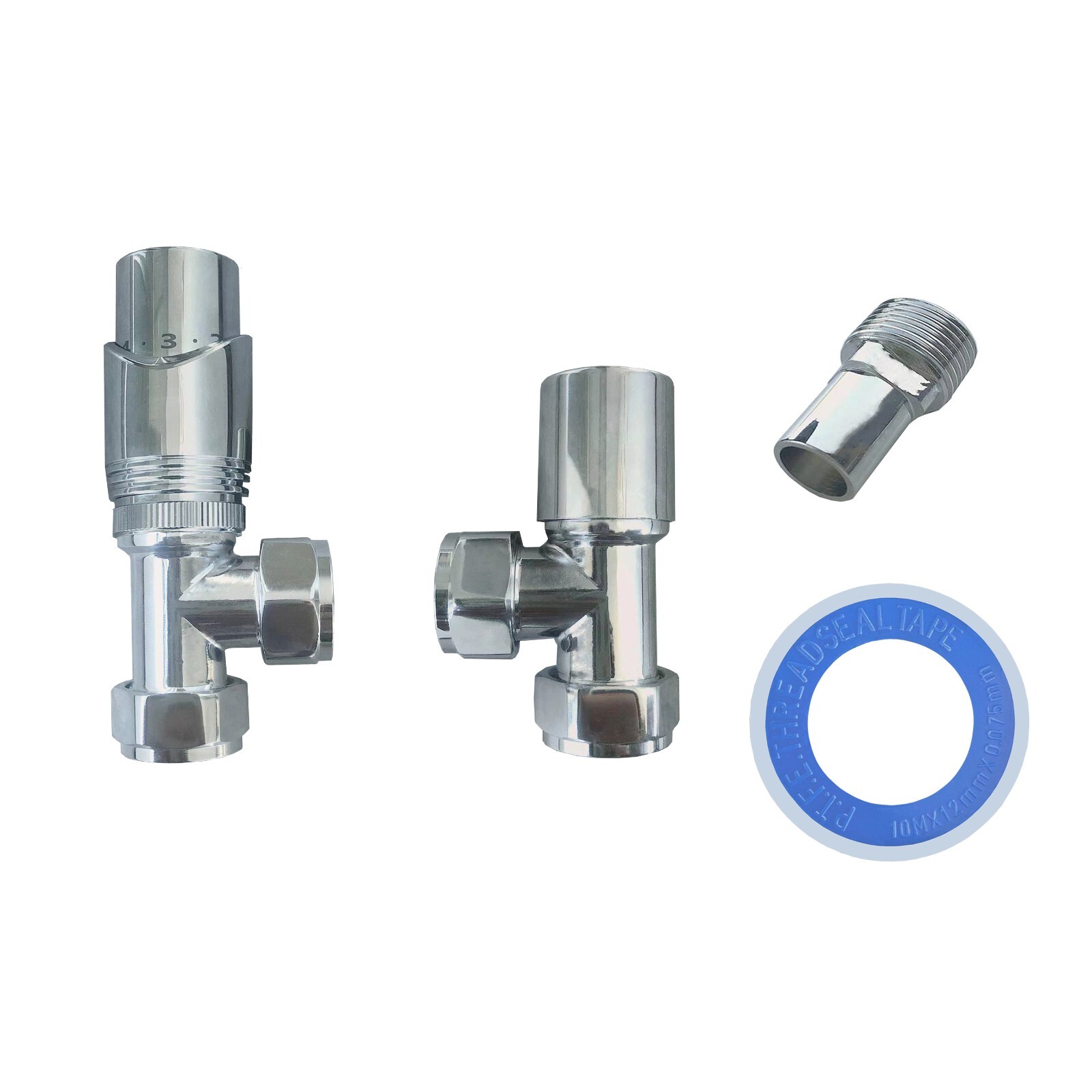 15mm x 1/2" Angled Radiator Tap Valve Thermostatic Manual TRV UK | eBay