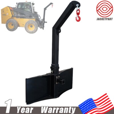 Landy Attachments Skid Steer Tree Boom/ Jib Pole Quick Attach 3307 lb ...