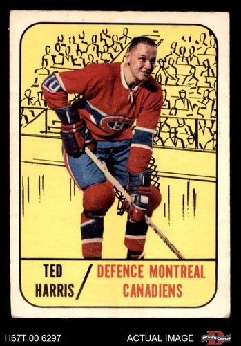 1967 Topps #10 Ted Harris Canadiens 2 - GOOD | eBay