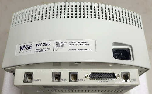 New in Original Box Wyse 285 WY-285 ANSI Terminal *WY-185 DEC VT-420 ...