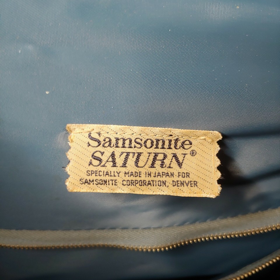 Samsonite Saturn Bag Dual Handle Zip Floral Blue Brown Purple Blue ...