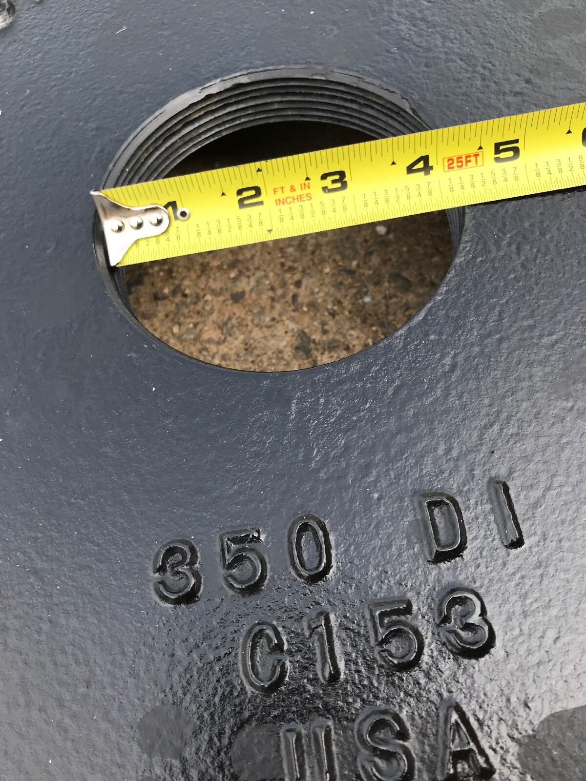 TYLER UNION 12” X 4” MECHANICAL JOINT MJ CAP 4” FNPT TAP 350 DI Made In ...