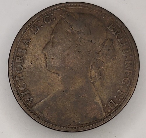 1879 1 penny Great Britain UK Queen Victoria large coin KM 755 | eBay