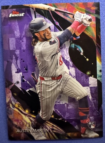 2024 Topps Finest - Uncommon Austin Martin #185 Purple Refractor /200 ...