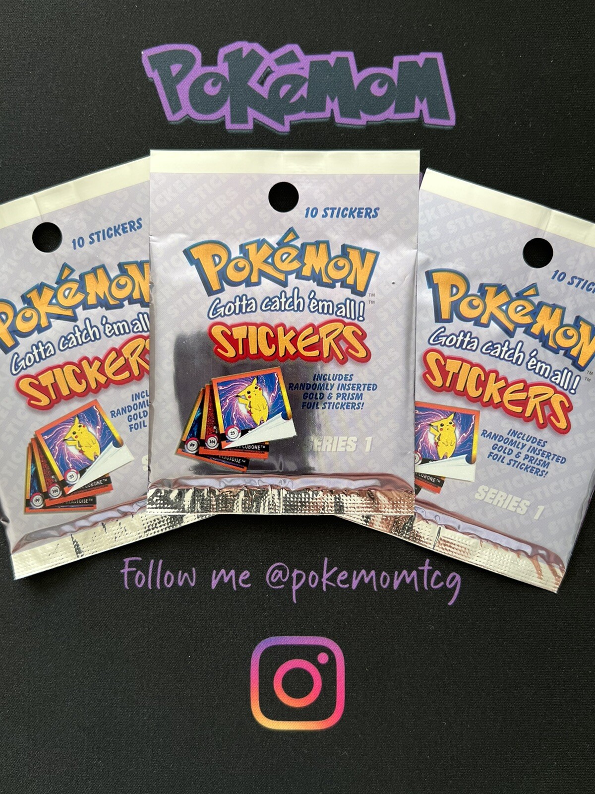 1999 Series 1 Vintage - Pokemon Artbox Stickers -1 New Sealed Pack - 10 ...