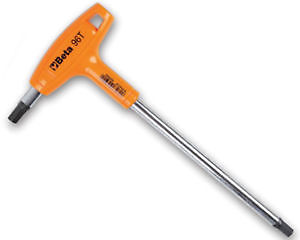 Beta Tools T Bar 2.5mm Allen Key 96T Orange Handle Brand New Kart Parts ...