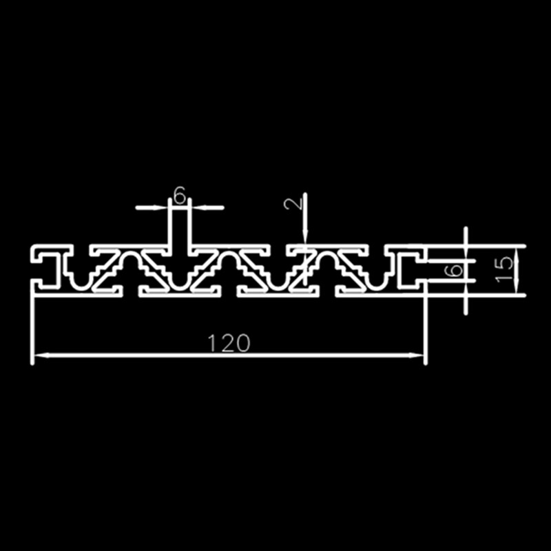 15120 Aluminum Extrusion 15x120mm Frame Profile 15x120 Workbench CNC 3D ...