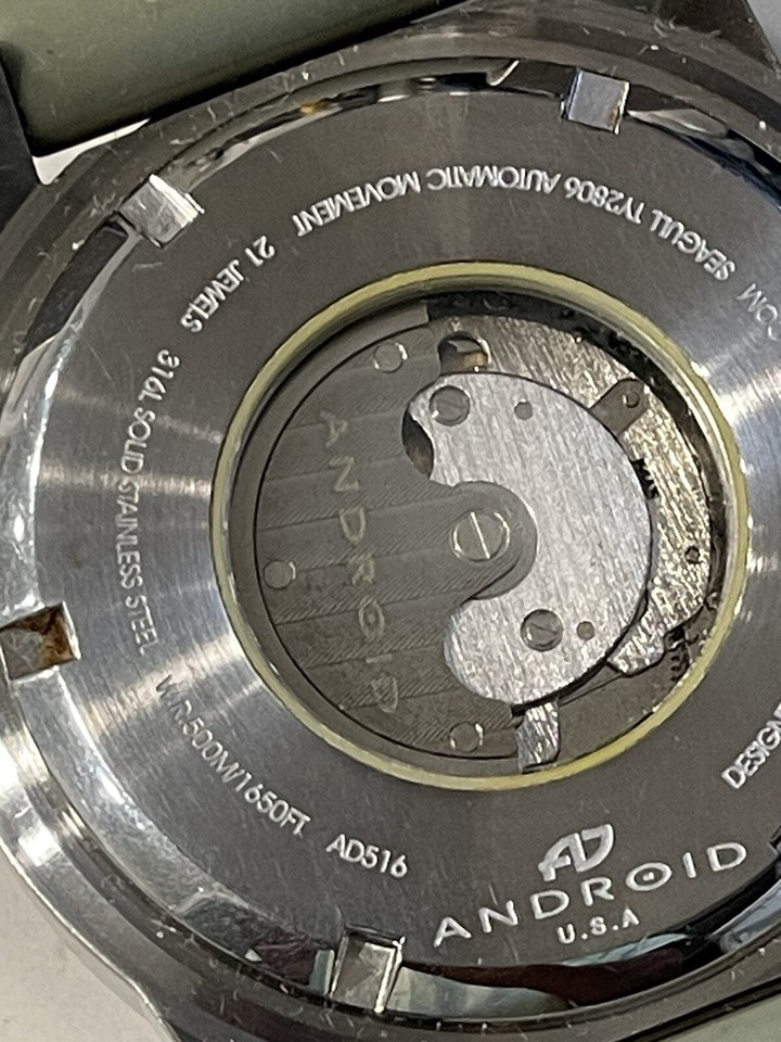 Android Armor 50 Automatic Watch Ad563- Seagull Ty2806 | eBay