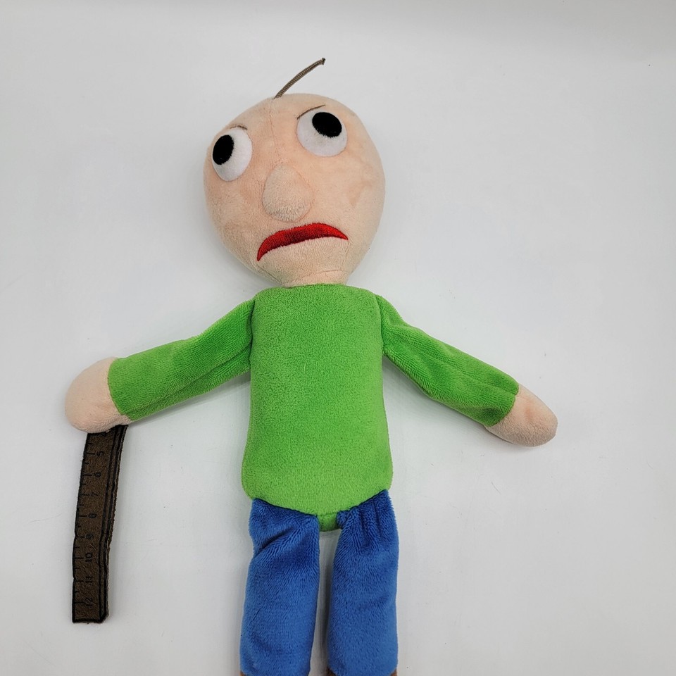 Baldi's Basics Angry Baldi 11" Stuffed Plush Doll with Ruler Rare See ...