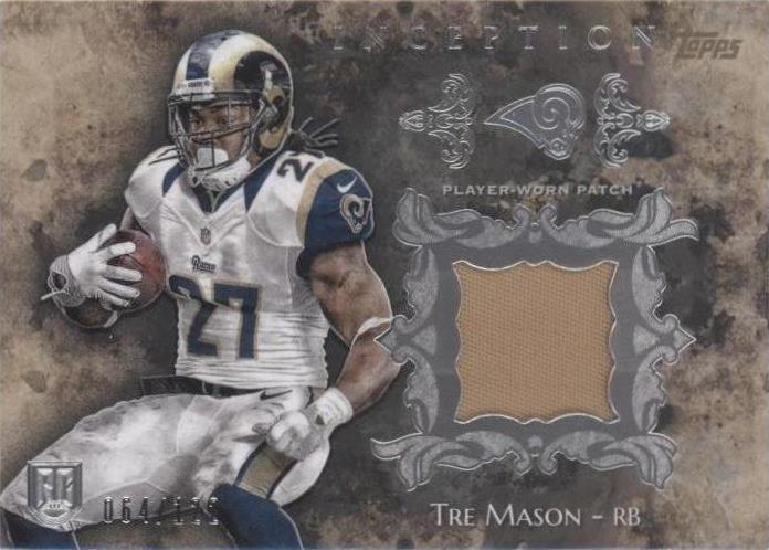 2014 Topps Inception - Rookie Patch Tre Mason #RP-TM /122 (MEM, RC) for ...
