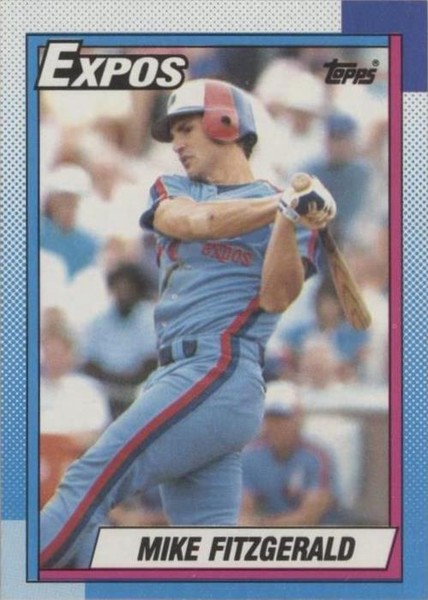 1990 Topps - #484 Mike Fitzgerald for sale online | eBay