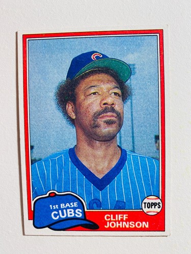 1981 TOPPS #17 CLIFF JOHNSON NM-MT MLB BASEBALL CARD | eBay