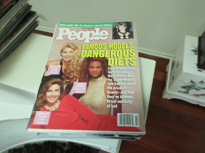 People Magazine Jan 11 1993 Famous Models , Dangerous Diets Alt Hohnson ...
