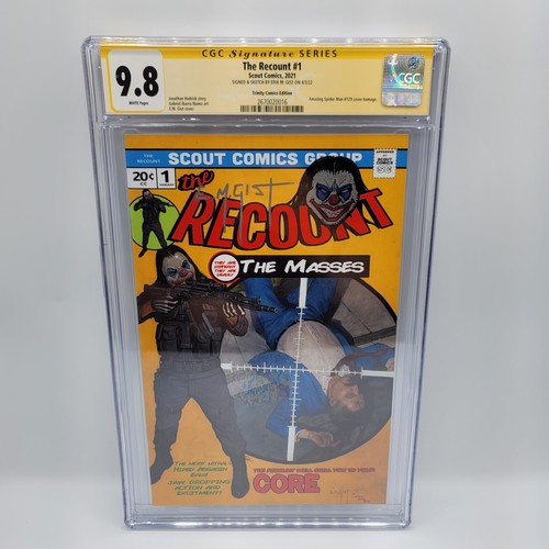The Recount #1 Trinity Comics Edition Signed & Remarked By E.M Gist CGC ...