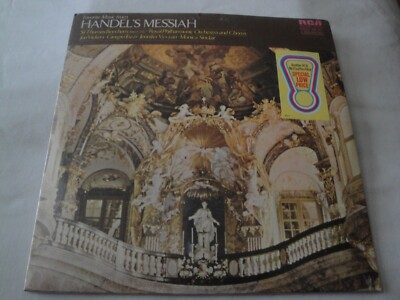 Favorite Music From Handel's Messiah Beecham VickersTozzi Vyvyan ...