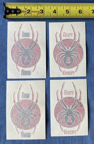 4 Spyder Outerwear Apparel Team Venom Window Decal Stickers Spider | eBay