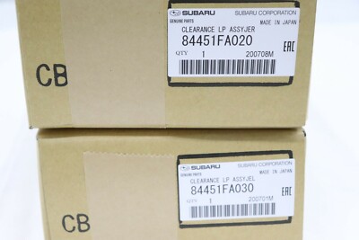 Genuine SUBARU Corner Turn Signal Lamp Set 84451FA020 84451FA030 GC8 ...