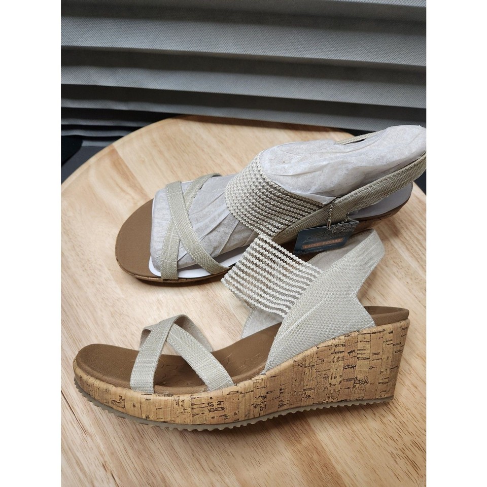 Skechers Cali Beverlee High Tea Sandals – Women’s 11, Luxe Foam, New in ...