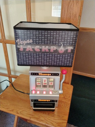 Vintage Vegas Jackpot Slot Machine Piggy Bank Lamp by KCL Technology ...