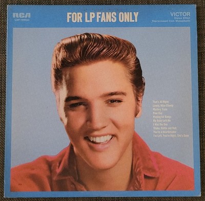 ELVIS PRESLEY For LP Fans Only - 1976 LP RCA Victor Reissue MINT + FREE ...