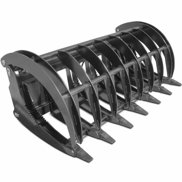 Titan Attachments 84" Extreme HD Root Grapple Rake Clamshell Attachment ...
