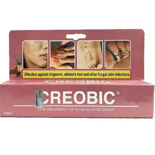 1x Creobic Cream 20g Cure Skin Ringworm Parasites Itching Anti Fungus ...