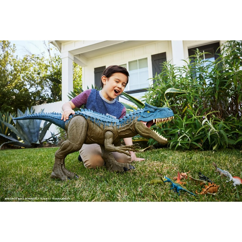 Jurassic World Super Colossal Allosaurus Dinosaur Action Figure Toy 38 ...
