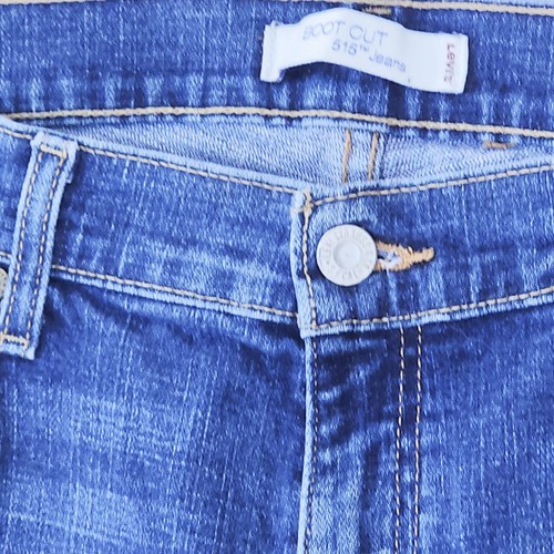 Levi's Women Jeans Size 14M Blue Mid-Rise 515 Bootcut Medium Wash ...