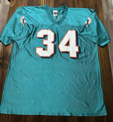 NFL Shield Ricky Williams Miami Dolphins Running Back Jersey Size XL ...