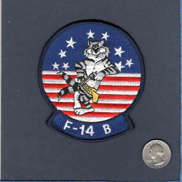 F-14B F-14 TOMCAT US Navy VF Grumman Fighter Squadron Shoulder Mascot ...