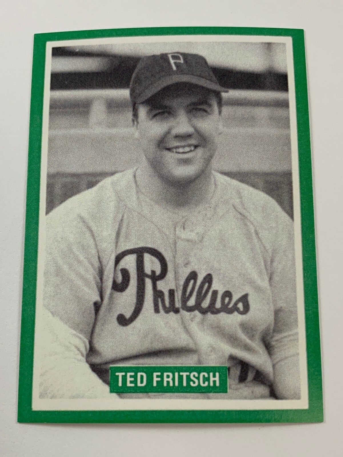 One Year Winners Baseball Card Single #8 Ted Fritsch (Phillies) | eBay
