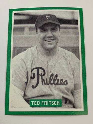 One Year Winners Baseball Card Single #8 Ted Fritsch (Phillies) | eBay