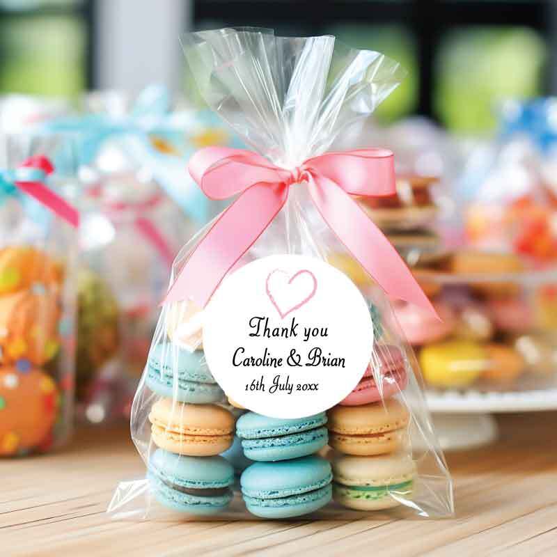 Personalised Party Wedding Favour Stickers, Labels, Seals - Thank You ...