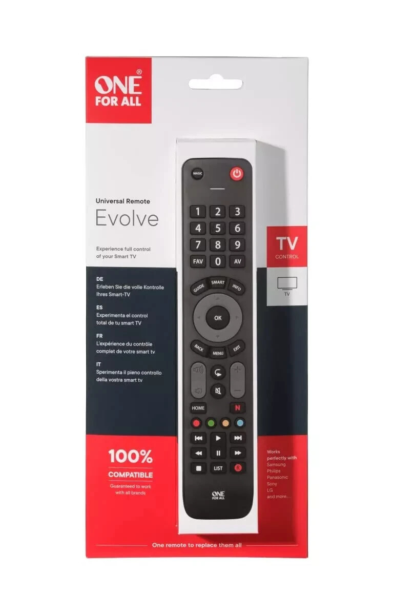 ONE FOR ALL Evolve URC7115 Universal Remote Control | eBay UK