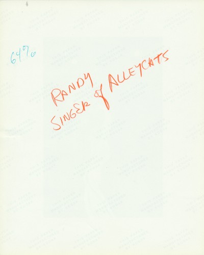 The Alley Cats - Dianne Chai, Randy Stodola - 1970s [Holland] 2 Punk ...