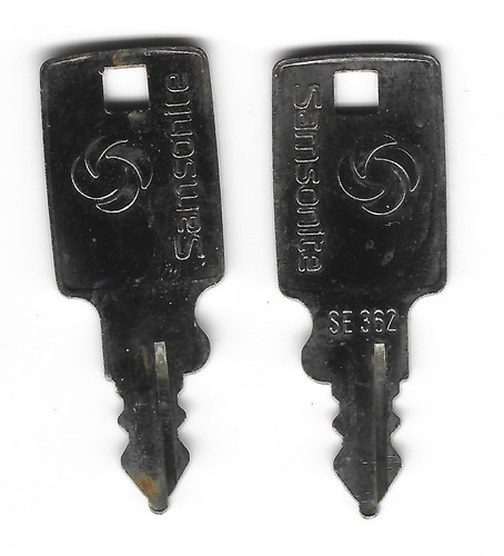 Samsonite SE 362 Vintage Key Blank Luggage | eBay
