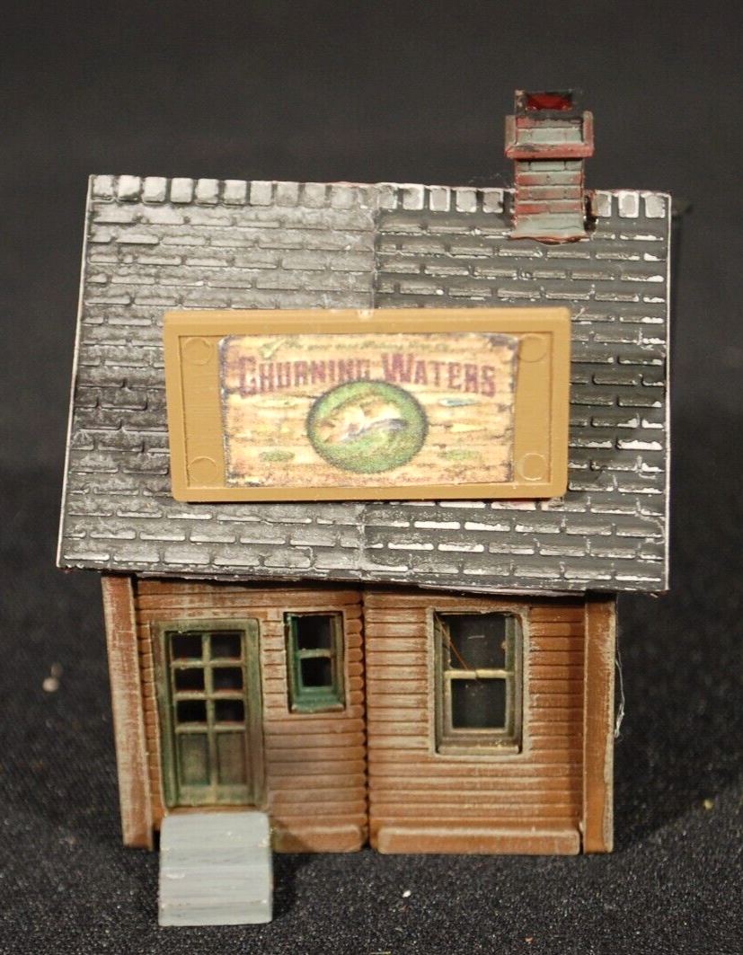 HO 1:87 Scale Bait & Tackle Shop Built & Painted Building Structure | eBay