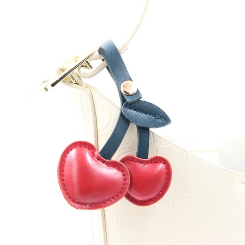 3D Peach Heart Cherry Car Key Chain Versatile Bag Pendant | eBay Australia