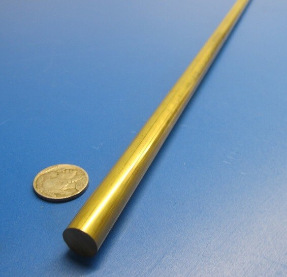 360 Brass Rod 1/2" (.500") Diameter x 24.0" Length | eBay